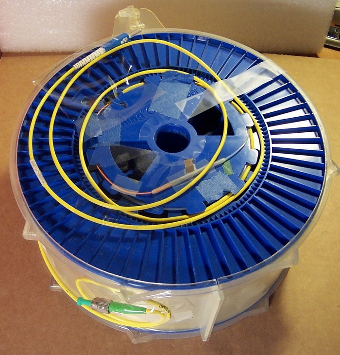 Lightwavestore.com > Standard SM Fiber Spool > 25.26km SMF-28 bare ...